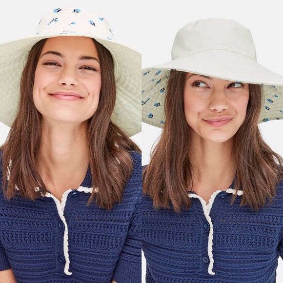 kate spade | Accessories | Nwt Kate Spade Dainty Bloom Long Brim ...